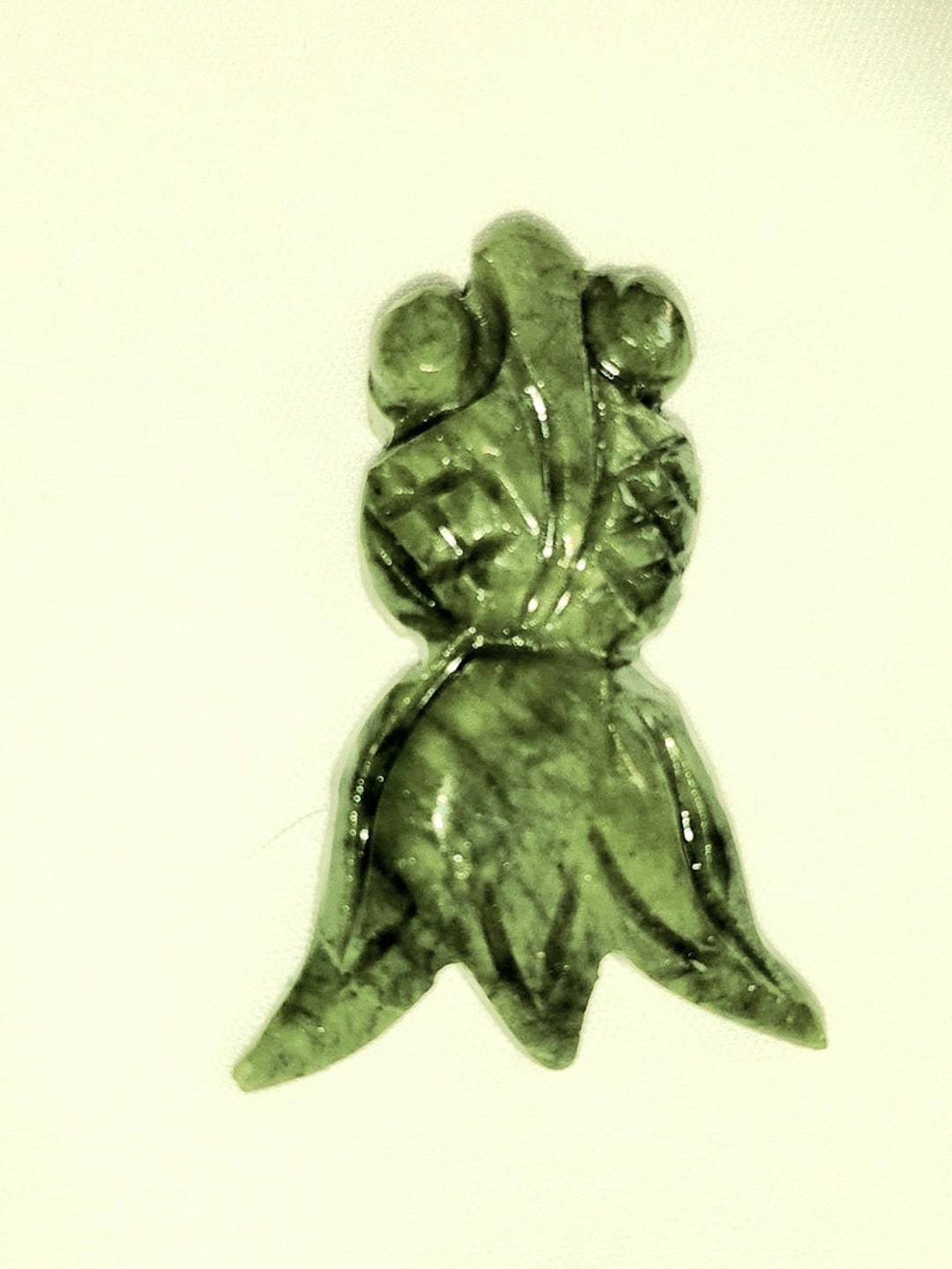 Adorable Natural Jade Koi Fish Carving - Etsy