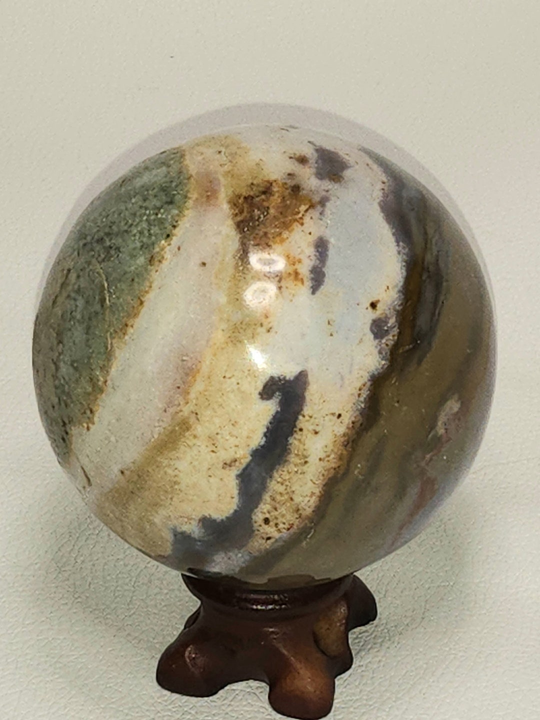 Beautiful Natural Ocean Jasper Sphere - Etsy