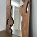 Live Edge Mirror, Wooden Mirror, Natural Live Edge Mirror, Natural Log ...