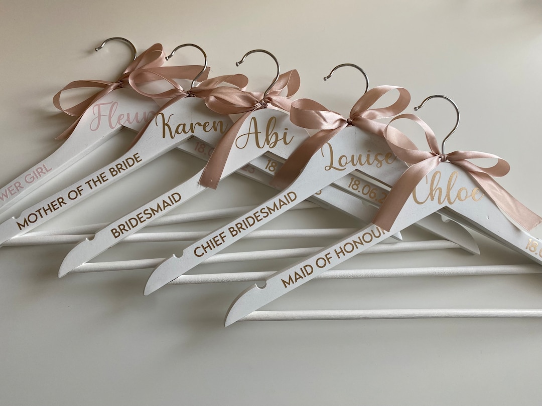 Personalised Wedding Party Hanger Wedding Favour Wedding Gift - Etsy