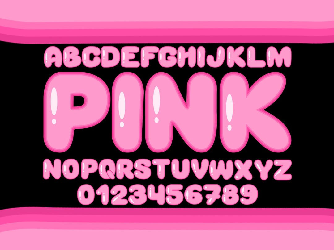 Bubbly Font Clipart: PNG SVG Alphabet Bundle (digital Download) - Etsy