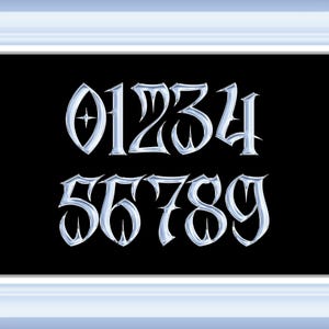 Gothic Chrome Font: Medieval Alphabet SVG PNG (instant Download) - Etsy