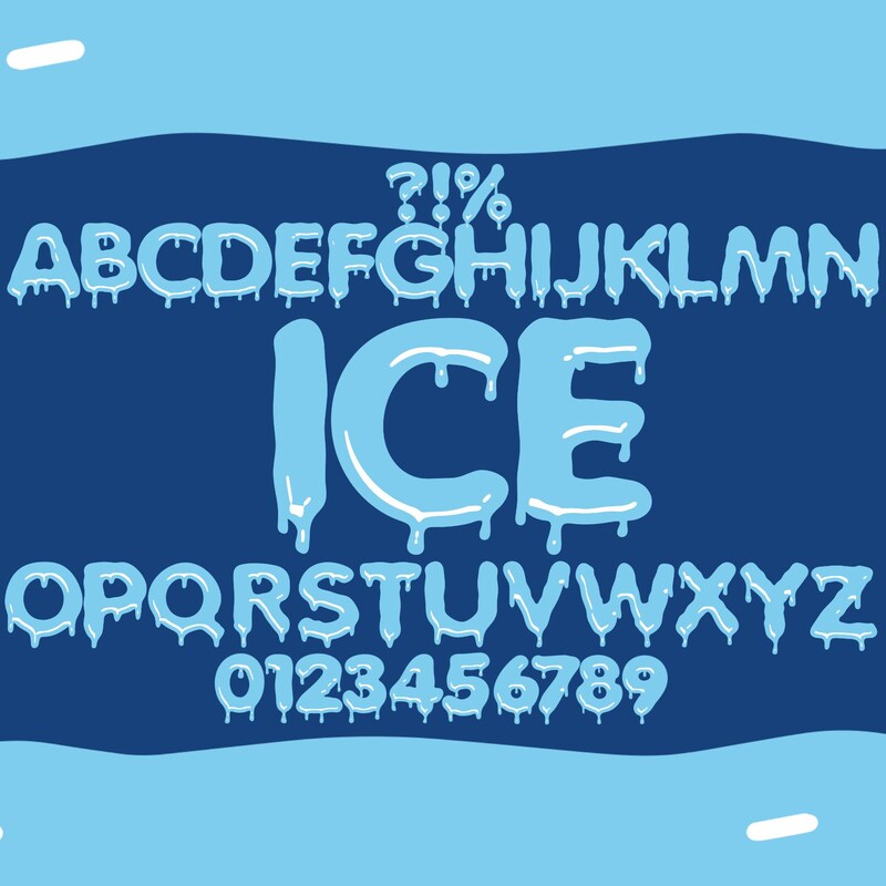 Dripping Letters - Etsy