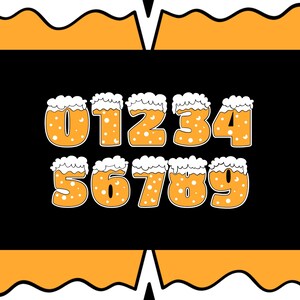 Beer Font Clipart PNG SVG Bundle, Beer Alphabet, Beer Letters, Monogram ...