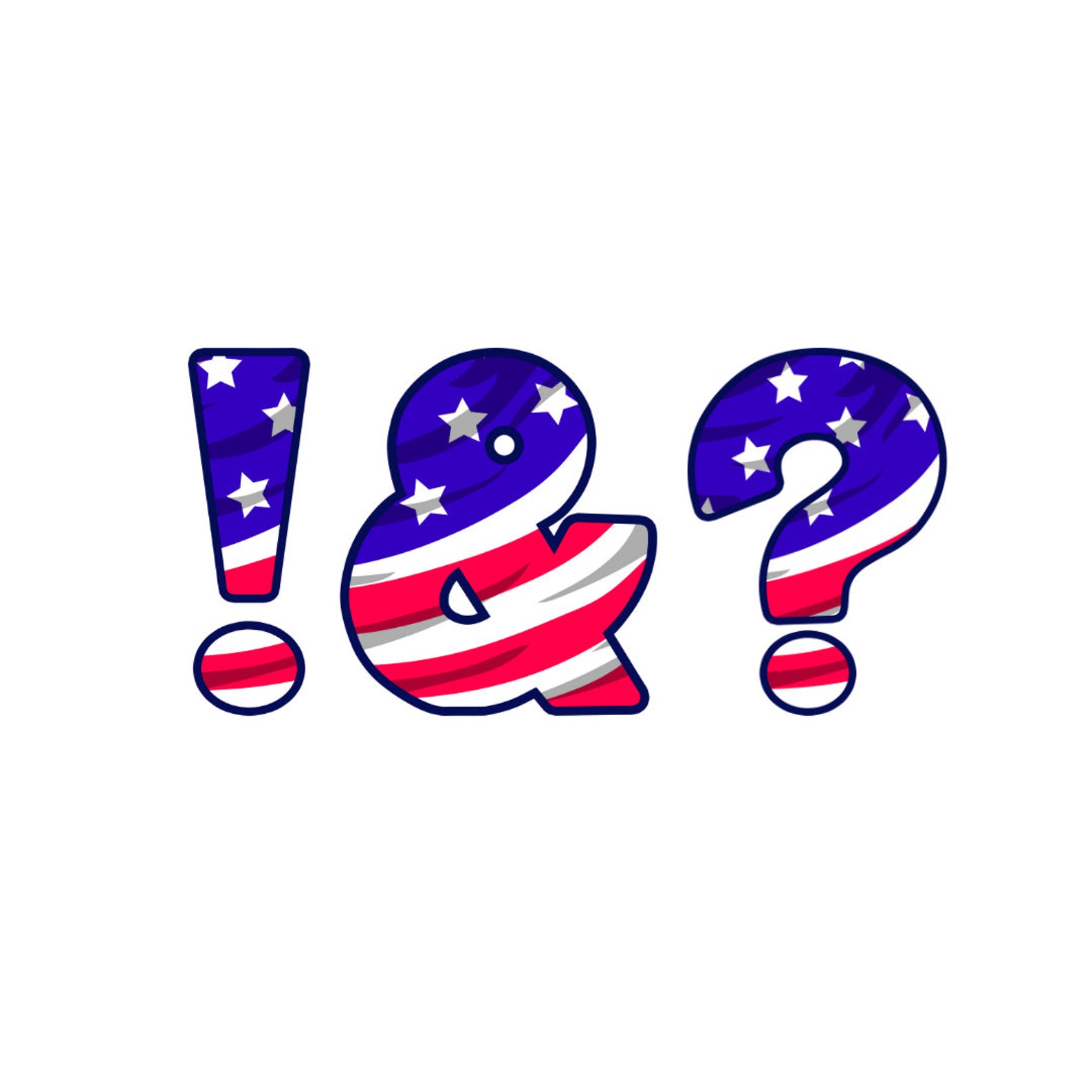 American Flag Font Numbers Clipart PNG SVG Bundle, American Letters ...