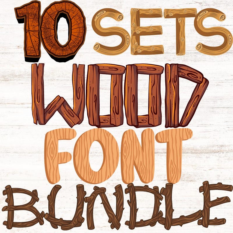 Rustic Wood Letters - Etsy