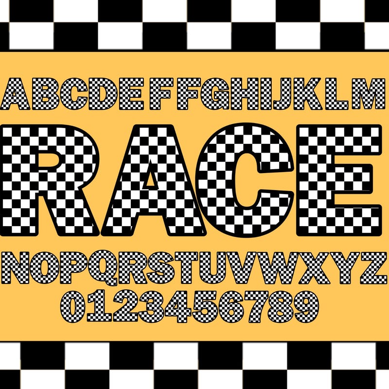 Checkered Print - Etsy