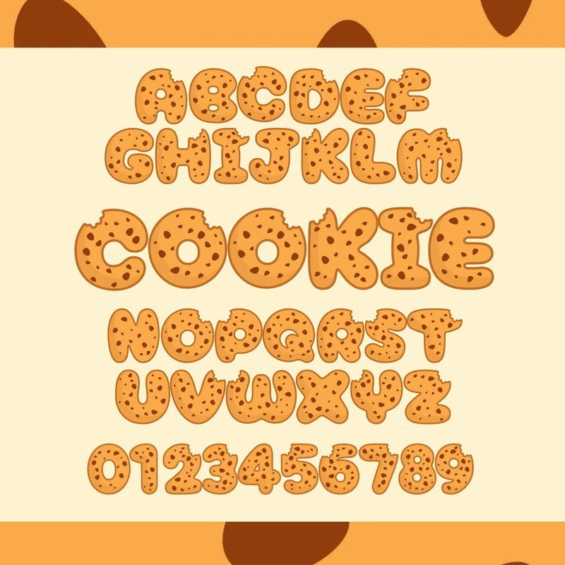 Horror Font and Numbers - Etsy