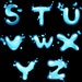 Water Letters Clipart PNG SVG Bundle, Water Font, Water Alphabet, Ocean ...