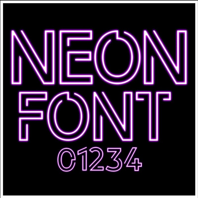 Neon Letters - Etsy