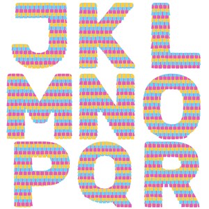 Pinata Font Clipart PNG SVG Bundle, Pinata Alphabet, Pinata Letters ...