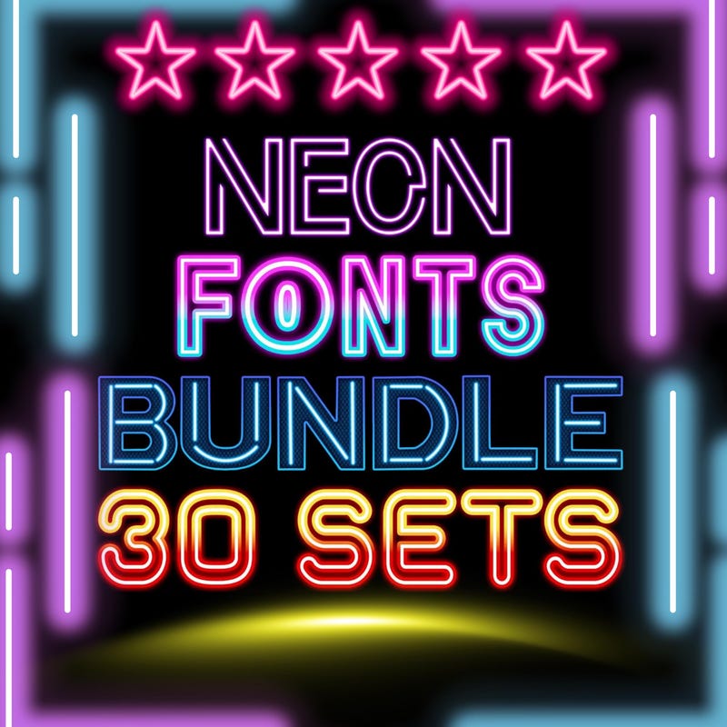 Neon Green Stationery - Etsy