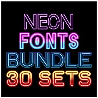 Neon Letters - Etsy