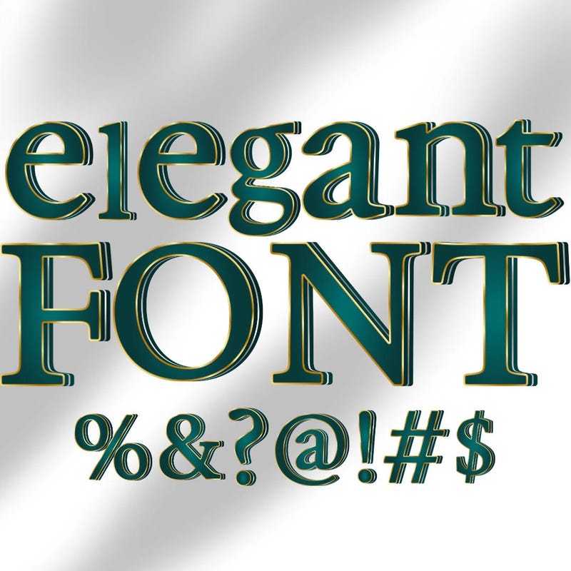 Elegant Letters - Etsy