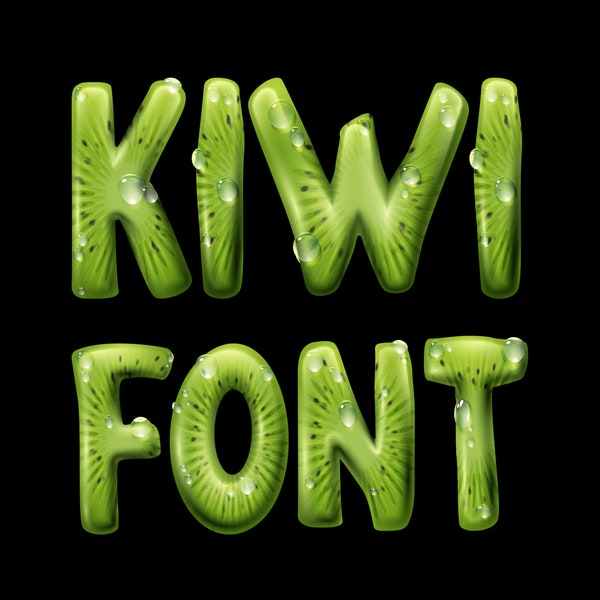 Fruit Clipart Alphabet - Etsy