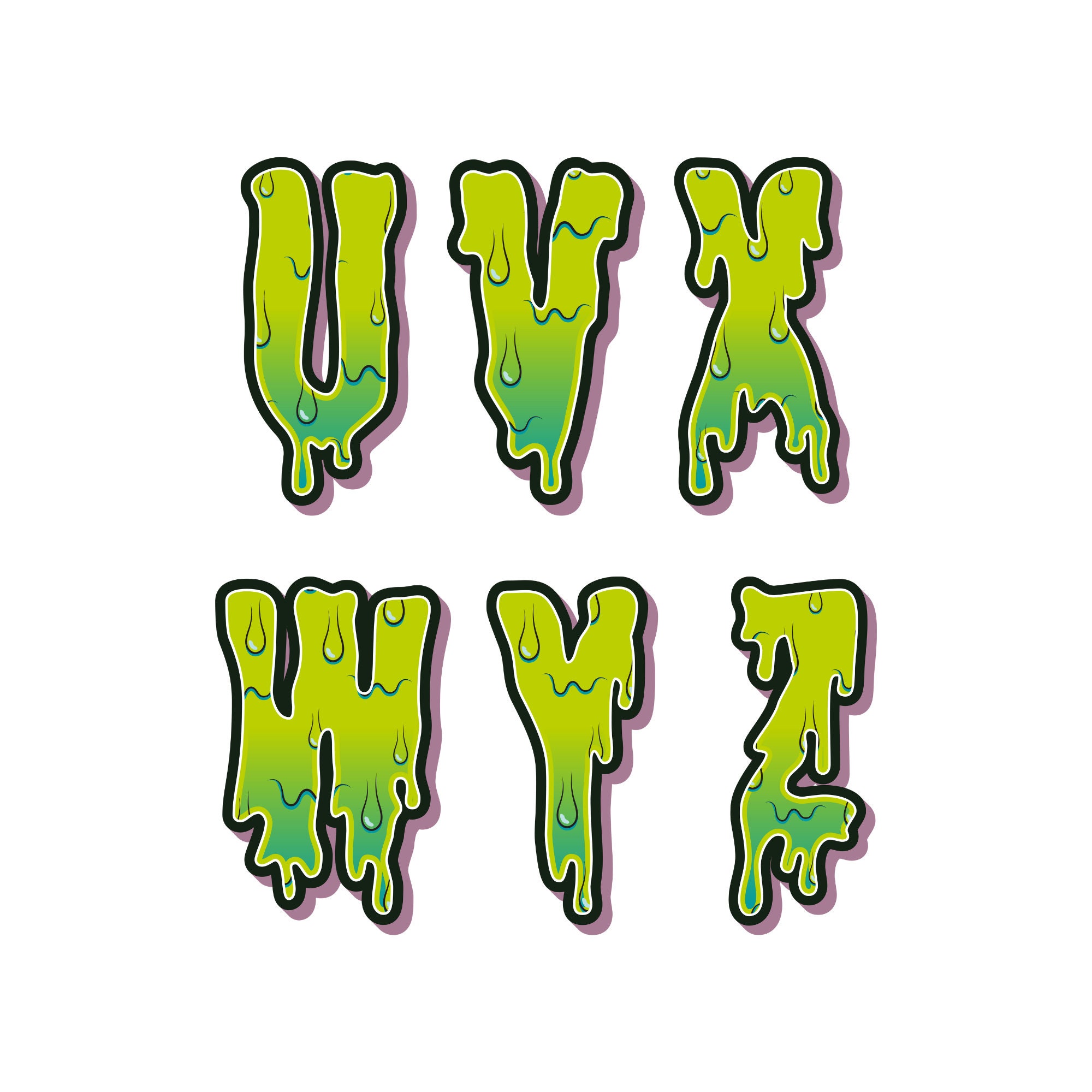 Halloween Letters Clipart PNG SVG Bundle, Halloween Font, Halloween ...