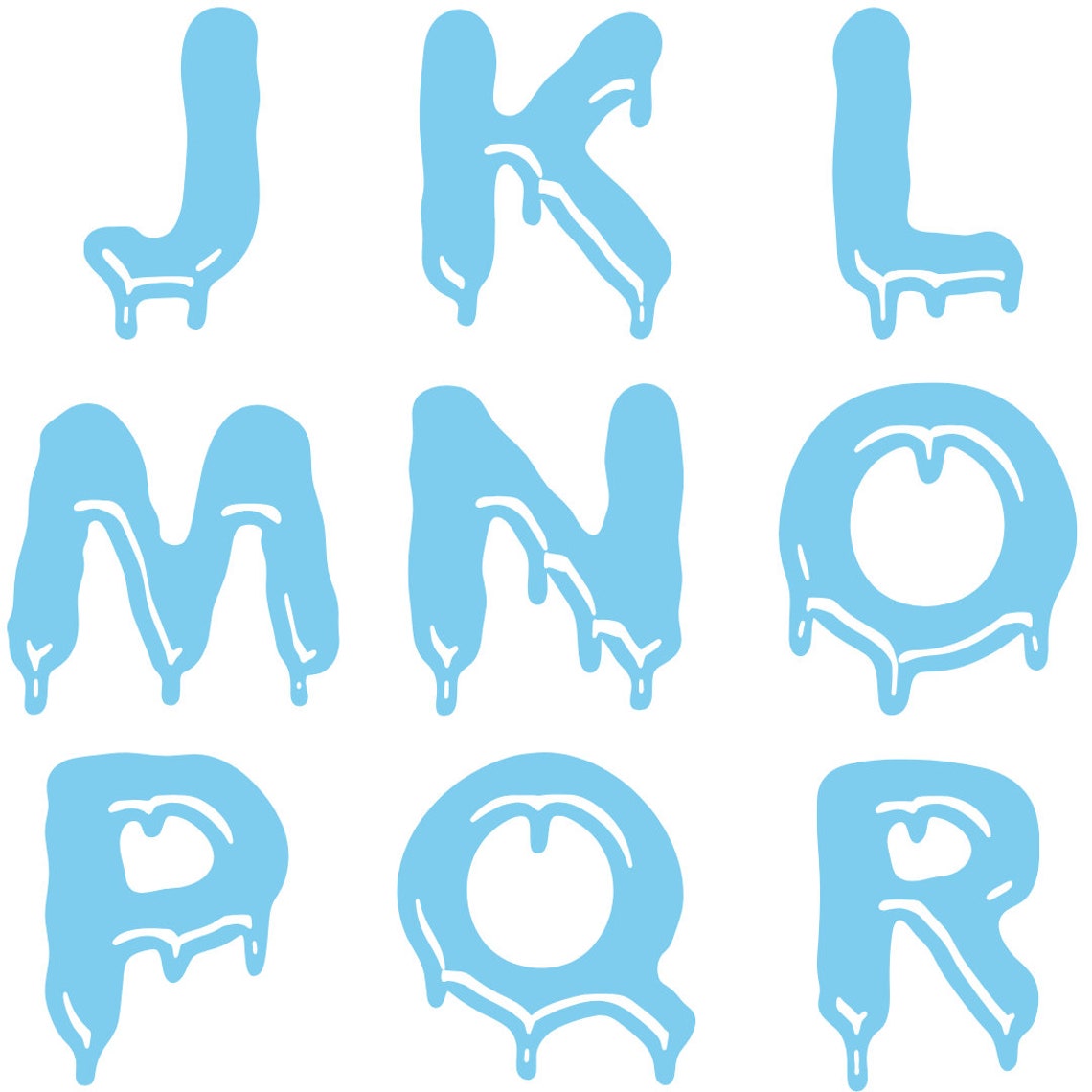 Ice Melting Font Clipart PNG SVG Bundle, Dripping Font Svg, Dripping ...