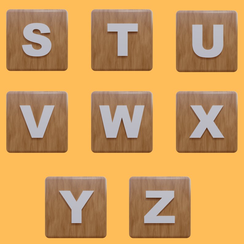 Scramble Letters Clipart PNG SVG Bundle, Scramble Font, Scramble ...