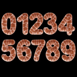 3D Furry Letters Clipart PNG SVG Bundle, Furry Font, Fluffy Alphabet ...