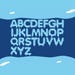 Melting Ice Font Clipart: PNG SVG Letters Bundle - Etsy