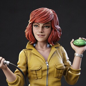TMNT April O'neal V2 3D STL File 3D Design 3D Printer. - Etsy