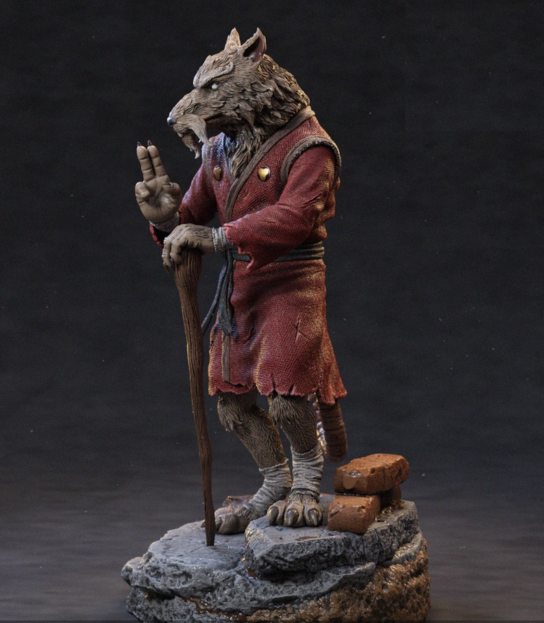TMNT MR Splinter 3D STL File 3D Design 3D Printer. - Etsy