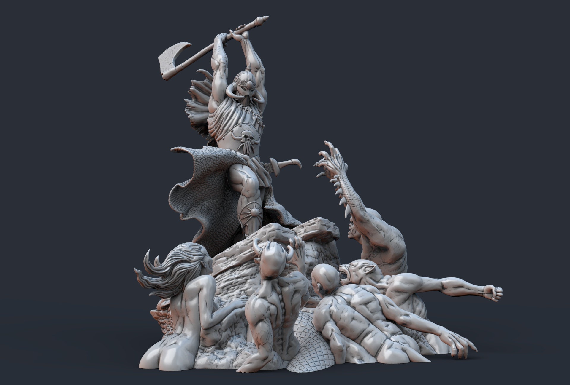 Death Dealer II 3D STL File 3D Design 3D Printer - Etsy