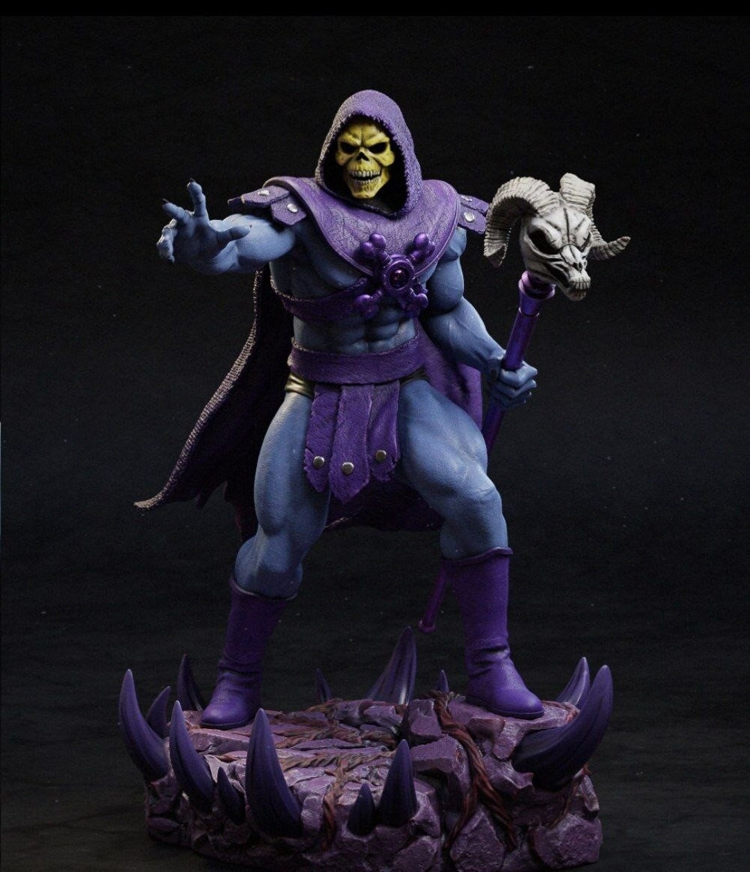 Skeletor 3D STL File 3D Design 3D Printer. - Etsy UK