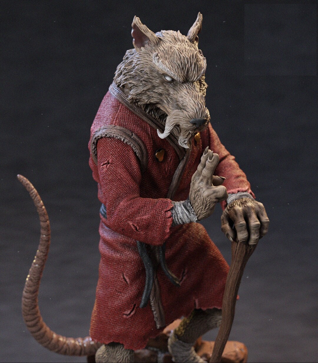 TMNT MR Splinter 3D STL File 3D Design 3D Printer. - Etsy
