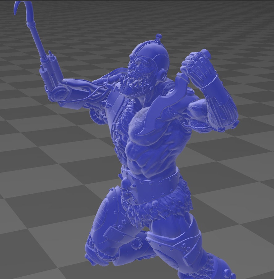 Trap Jaw He-man Fan Art 3D STL File 3D Design 3D Printer. - Etsy