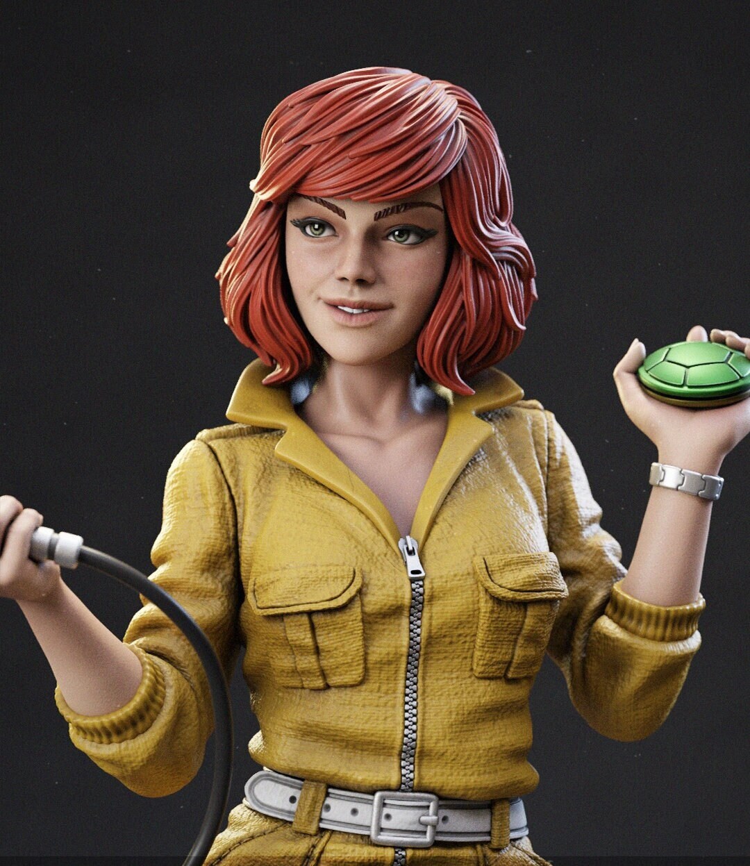 TMNT April O'neal V2 3D STL File 3D Design 3D Printer. - Etsy