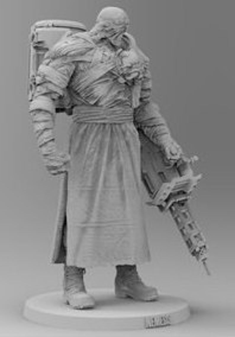 Resident Evil 3 Nemesis t-type 3D STL File 3D Design 3D Printer. - Etsy