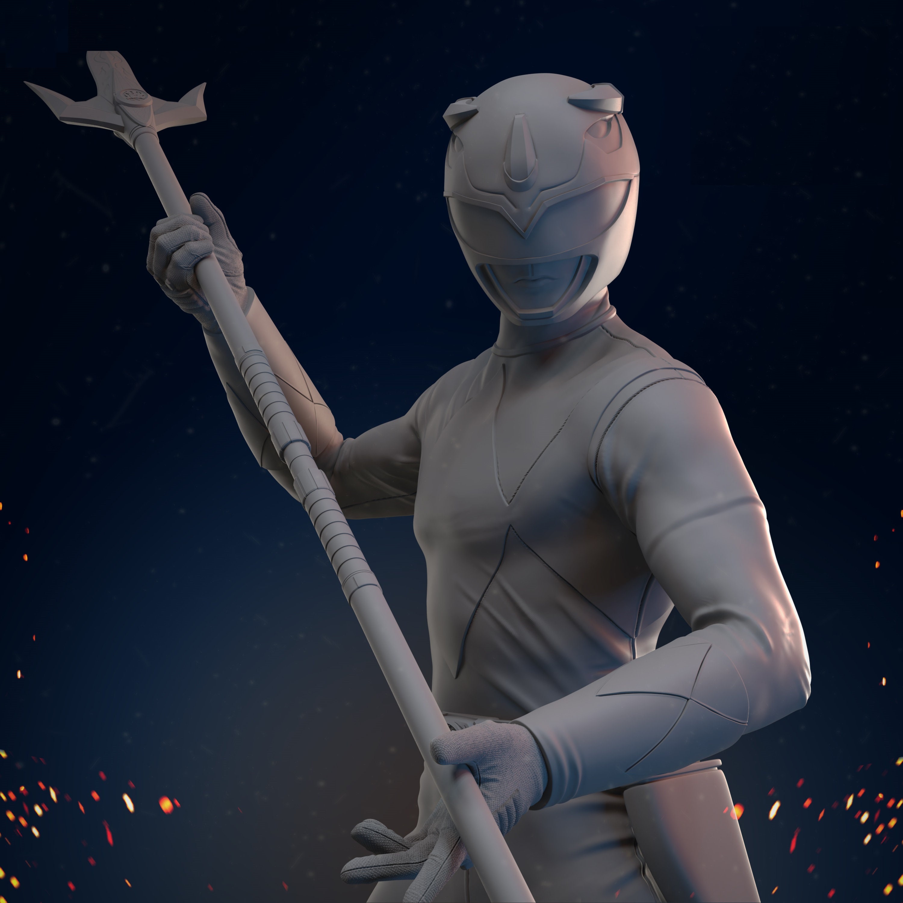 Power Rangers Blue 3D STL File 3D Design 3D Printer - Etsy Australia