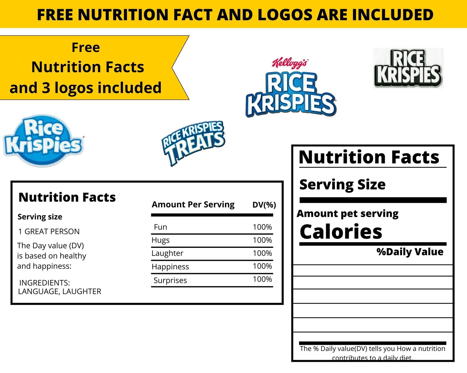 Rice Krispies Treat Labels Rice Krispies Wrapper Template Rice Krispies ...