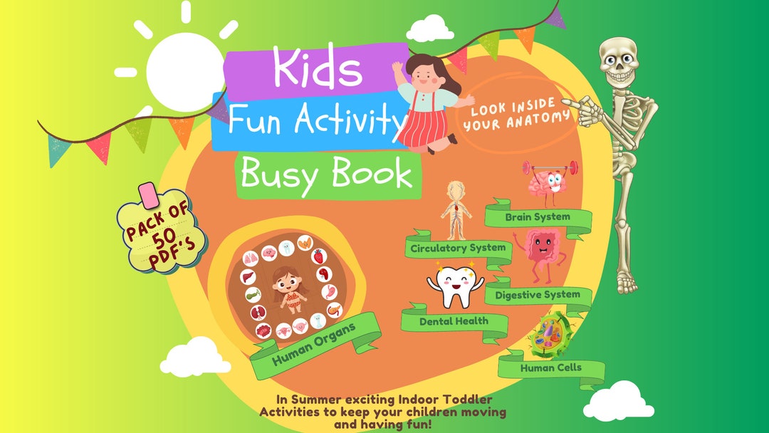 Anatomy Busy Book Printable Learning Binder Preschool Anatomy - Etsy Canada