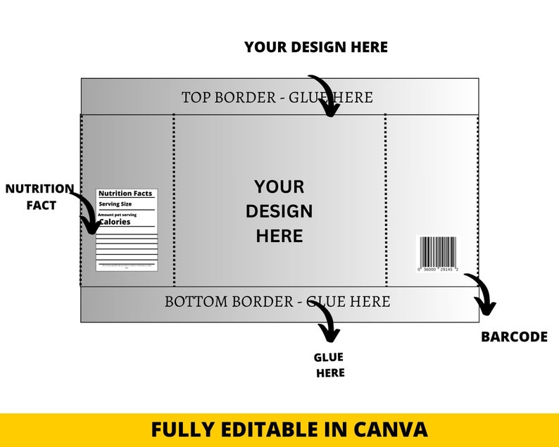Chip Bag|chip Bag Template|chip Bag Favor|chip Bag Label|party Favor ...