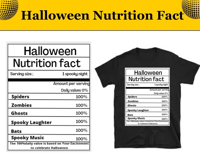 EDITABLE Holiday Nutrition Fact Labels, Holiday Celebration Label ...
