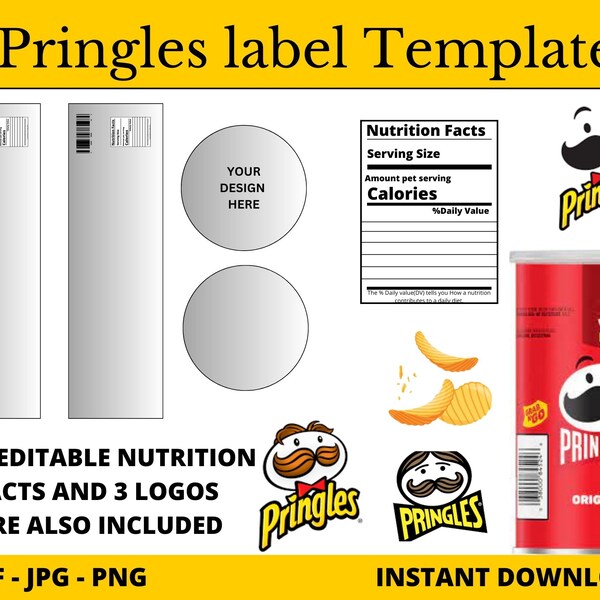 Pringles Can Svg - Etsy