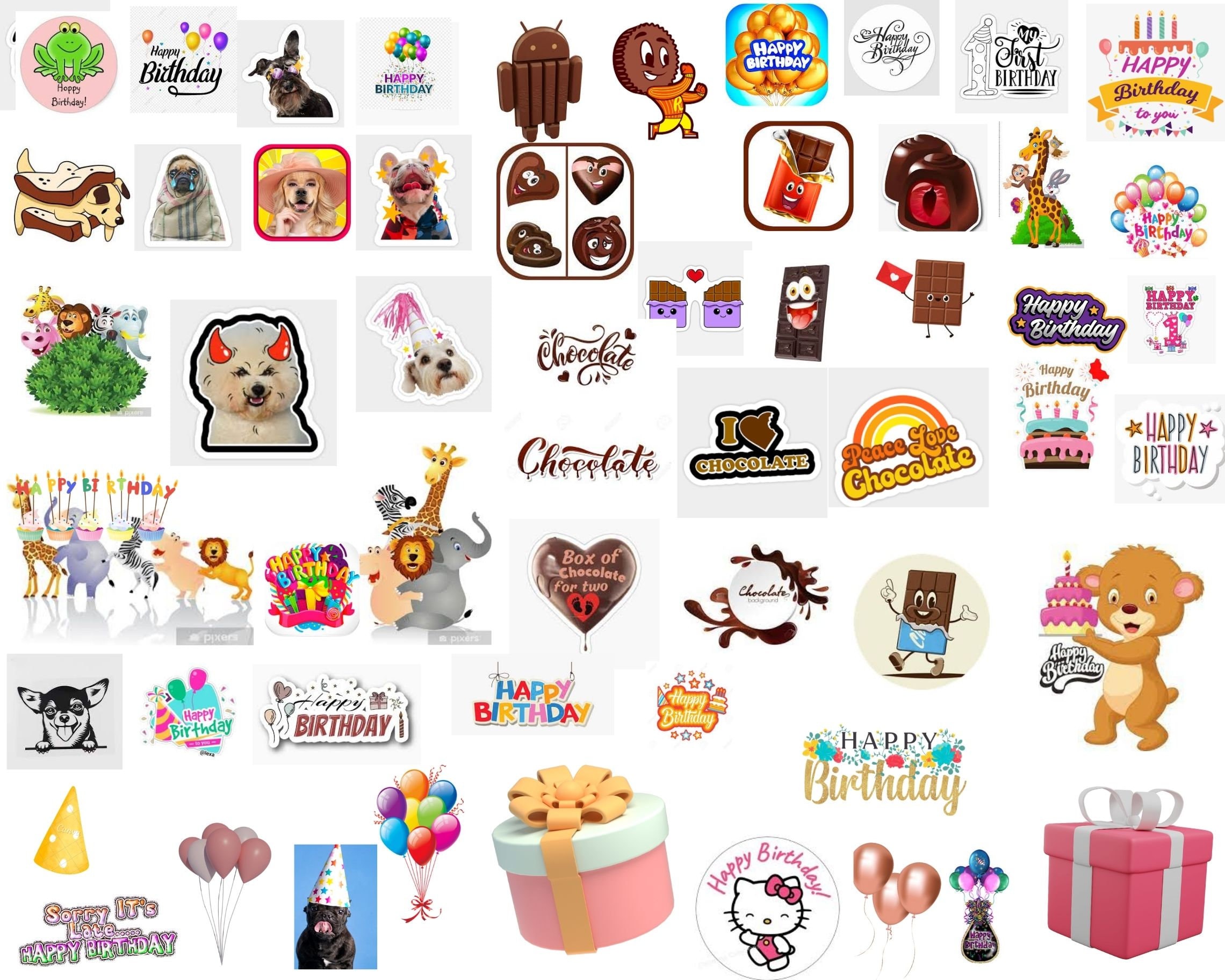 Stickers and Logos' Stickers ,pets Rainbow, Barbies Sticker, Vehicles ...