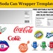 Soda Can Label Template | Custom Wrapper Party Favor (digital Download ...