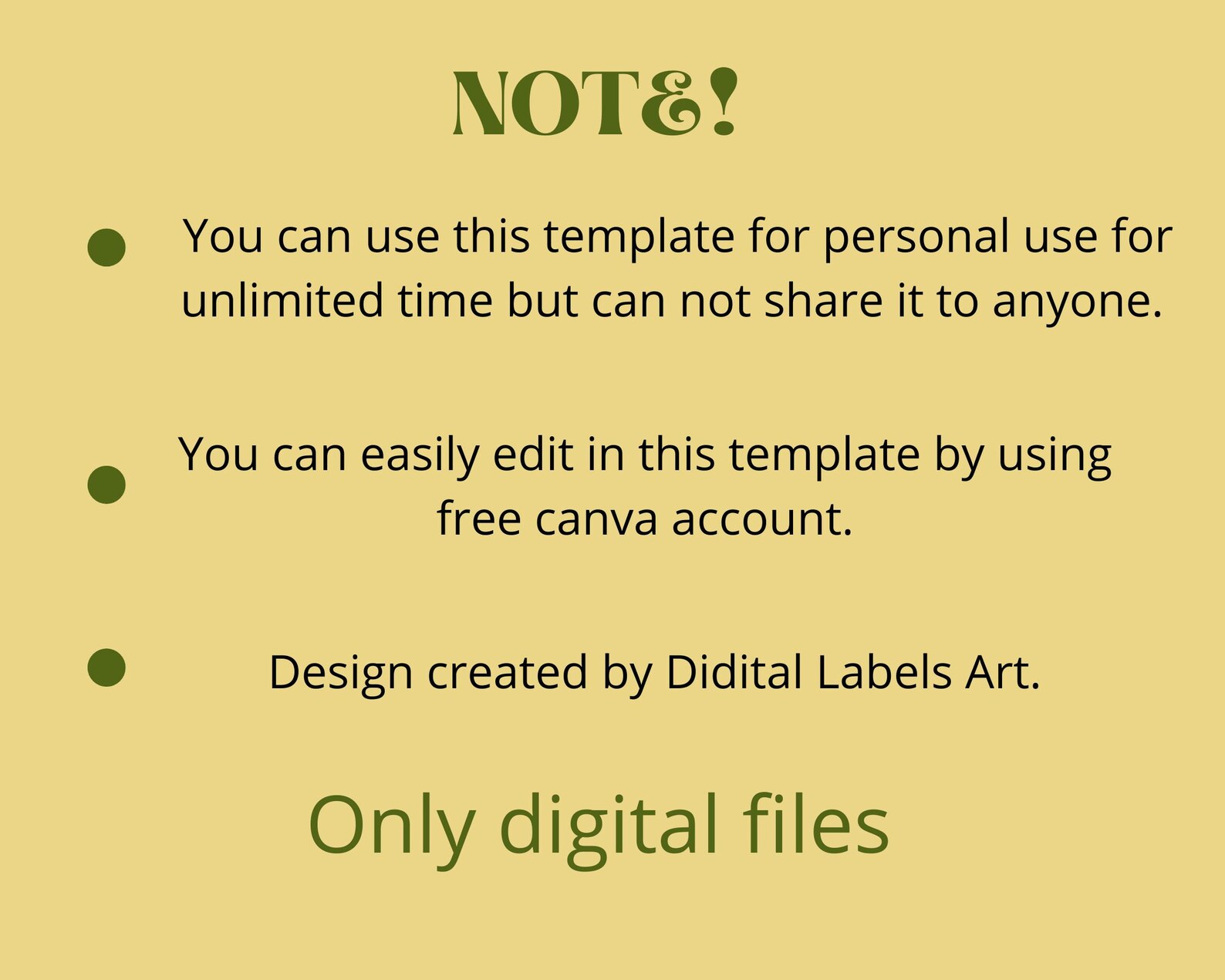 Editable Treat Bag Topper Template | Party Favor Stickers (canva) - Etsy