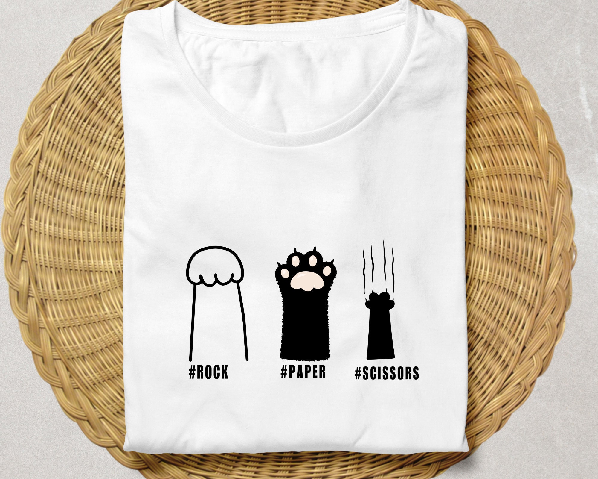 10 Rock Paper Scissors Svg Funny Cat Lover Saying Cat Scratch Razor ...