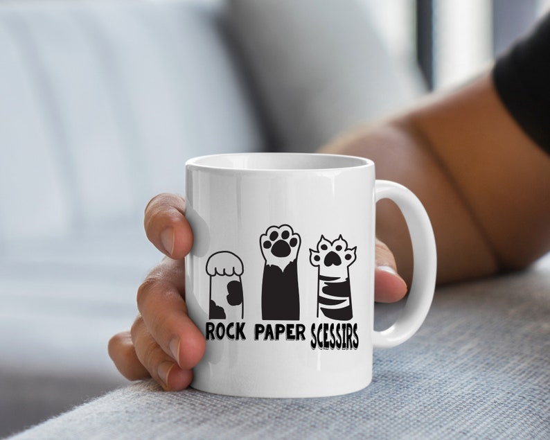 10 Rock Paper Scissors Svg Funny Cat Lover Saying Cat Scratch Razor ...