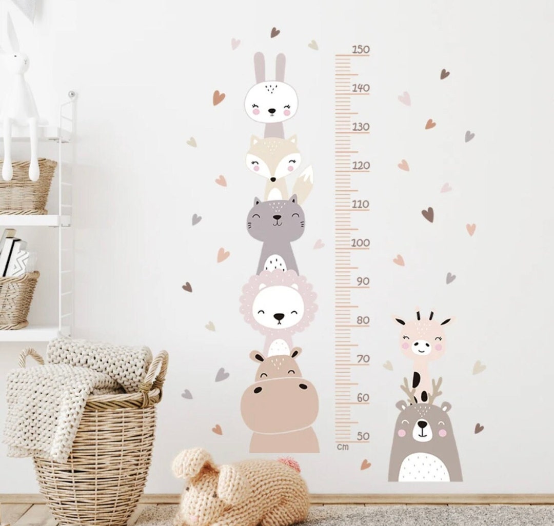 Kids Height Measurement Wall Stickers - Etsy