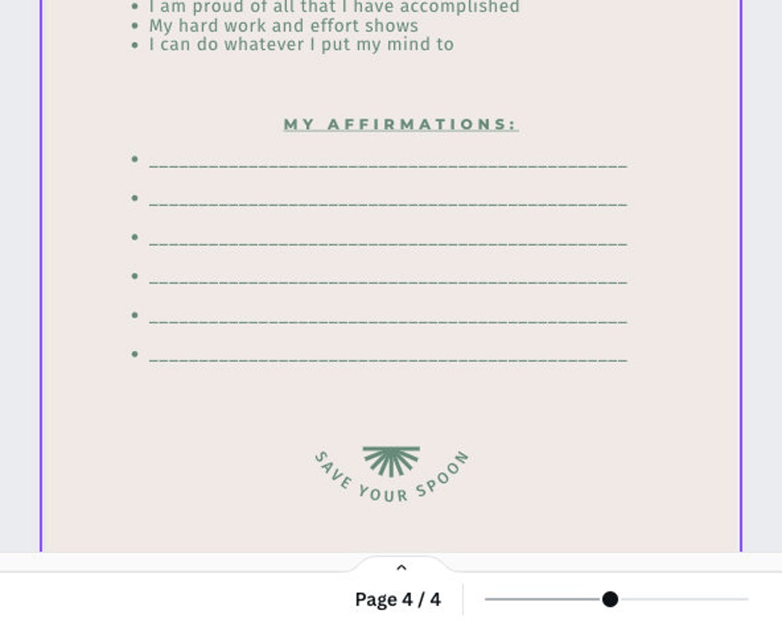 Spoon Theory Introduction and Planning Template | PDF | Autoimmune ...