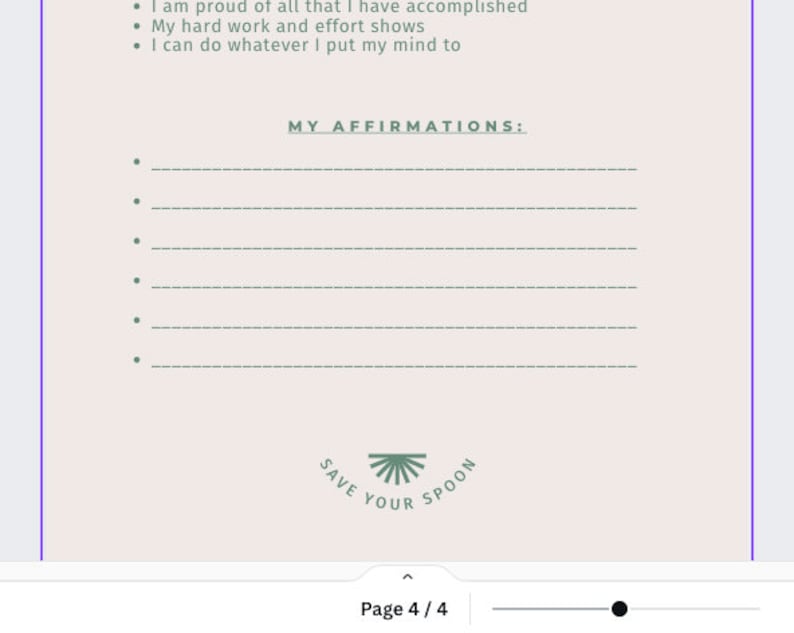 Spoon Theory Introduction and Planning Template | PDF | Autoimmune ...