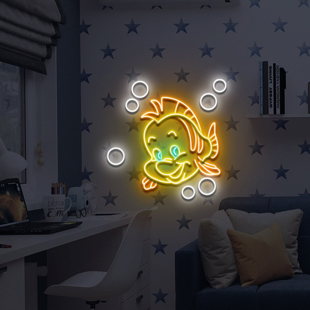 Finding Dory Little Mermaid Fish Neon Sign Custom Size and - Etsy