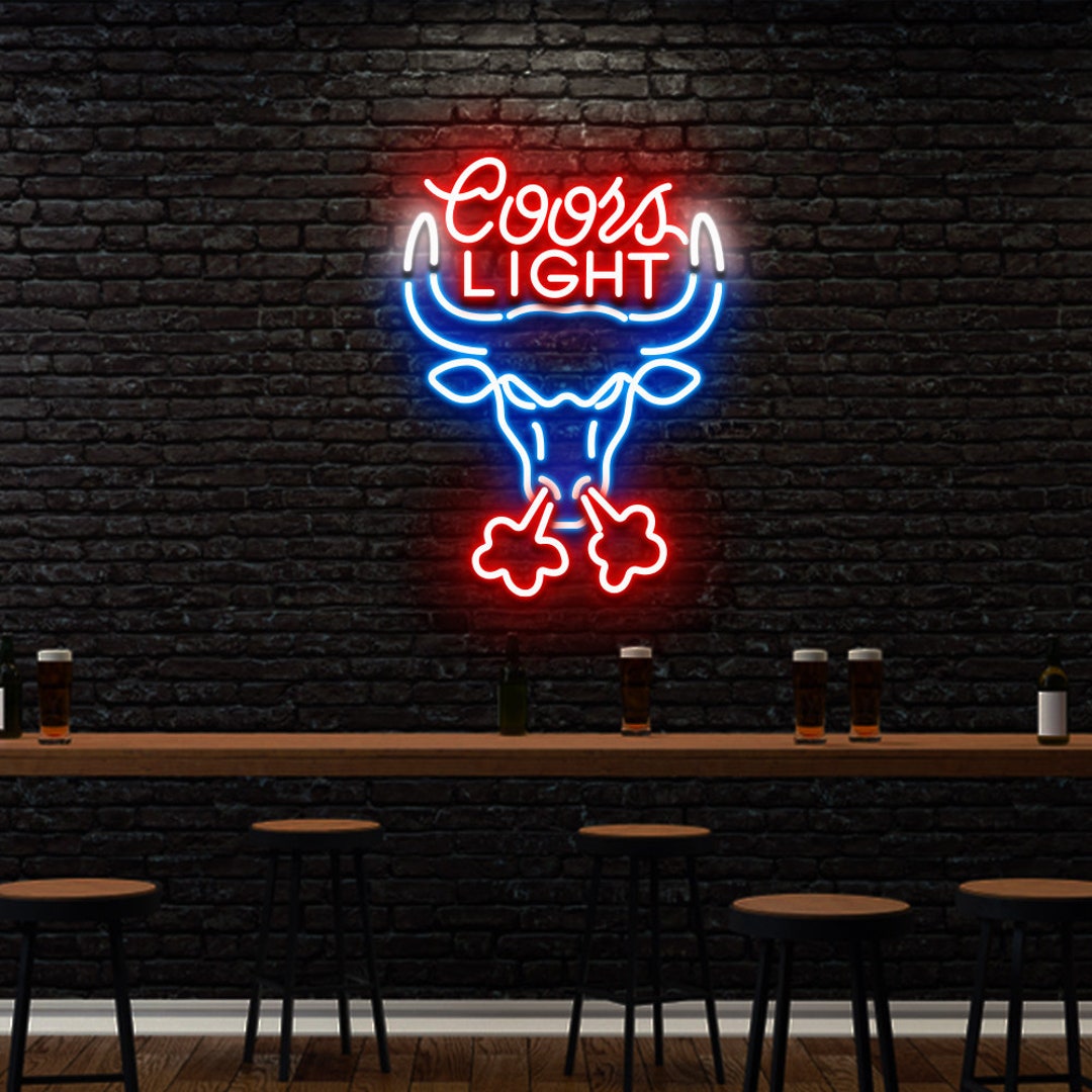 Cowboy Led Neon Sign Coors Light Neon Sign Rodeo Neon Sign - Etsy Australia