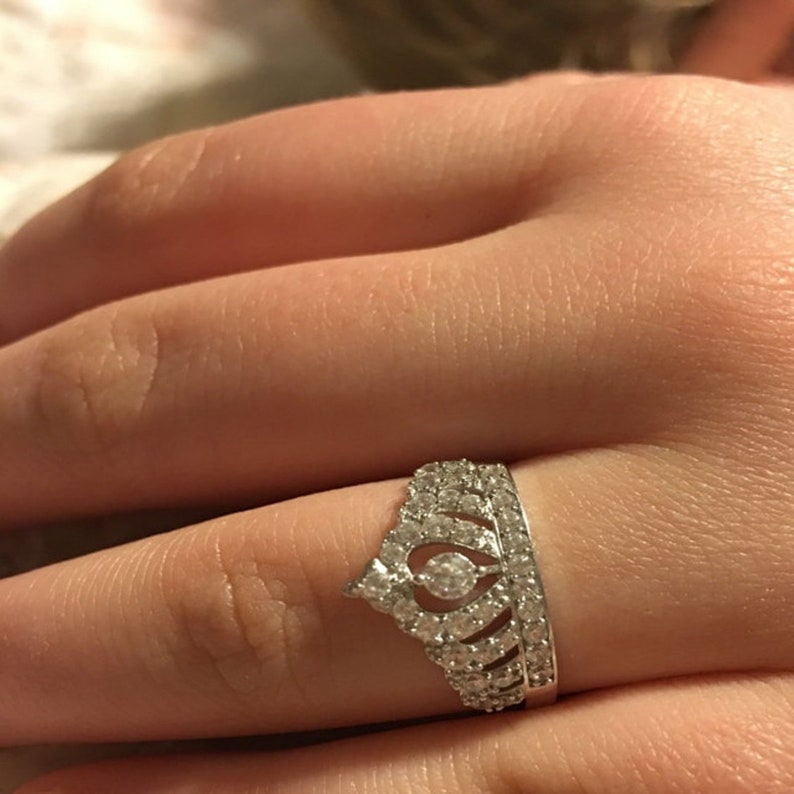 Princess Crown Ring Queen Crown Ring Special Christmas Women's Crown ...