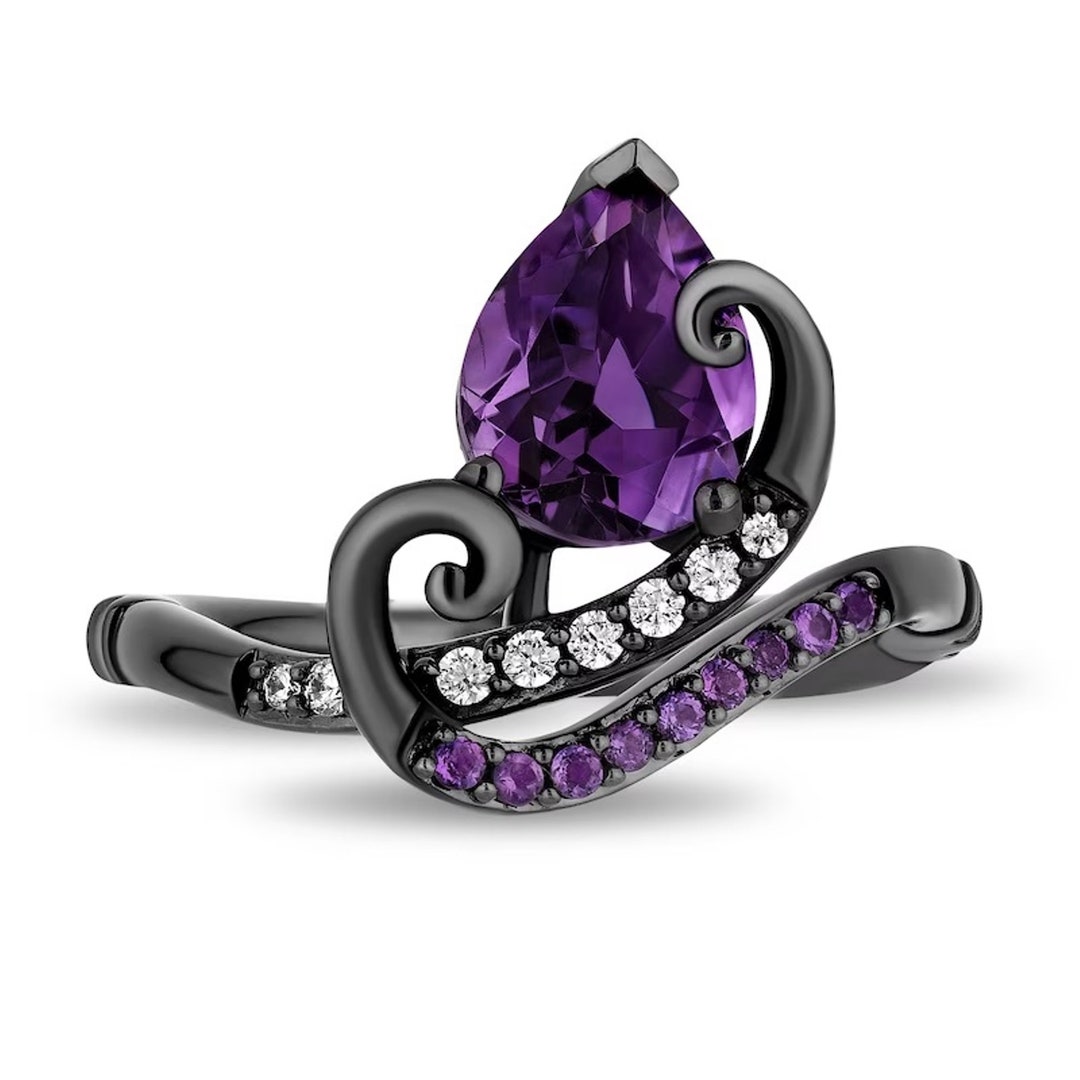 Enchanted Disney Villains Ursula Amethyst and Diamond Tentacles Ring in ...